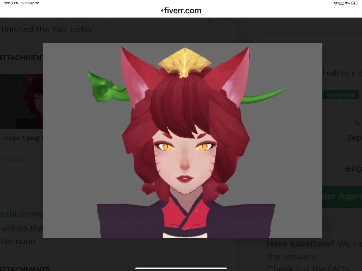 Fox Girl VR Model – GANG